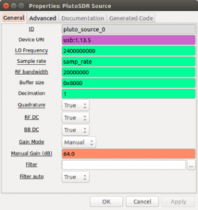 NBFM Transceiver with Pluto SDR and GNU Radio – F1ATB