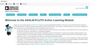 SDR Adalm-Pluto setup – F1ATB