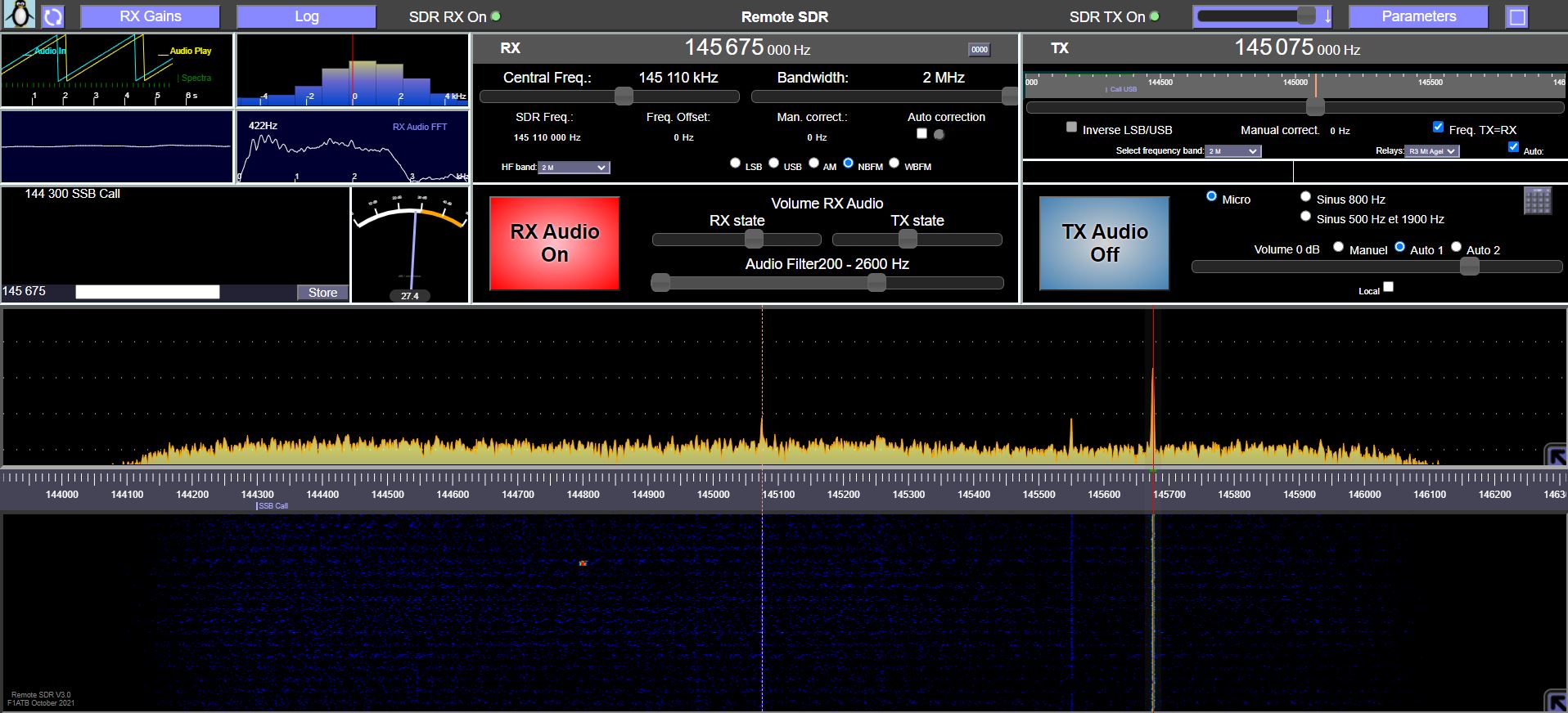 VHF et UHF NBFM Transceiver – F1ATB