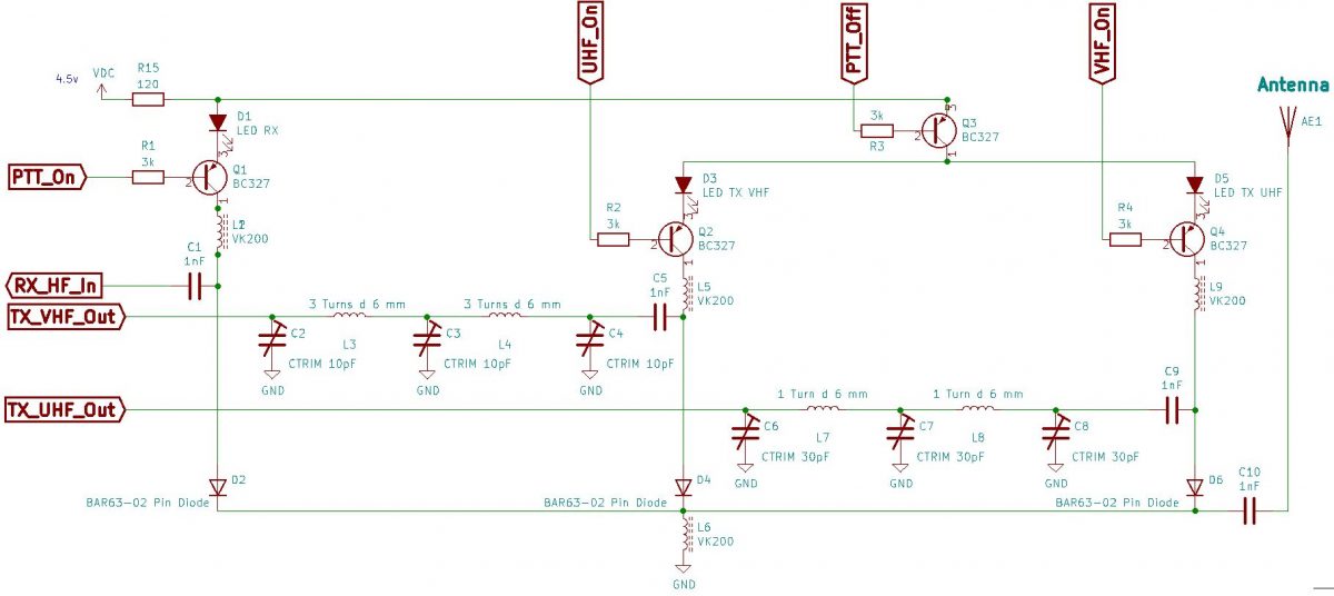 VHF and UHF NBFM Transceiver – F1ATB