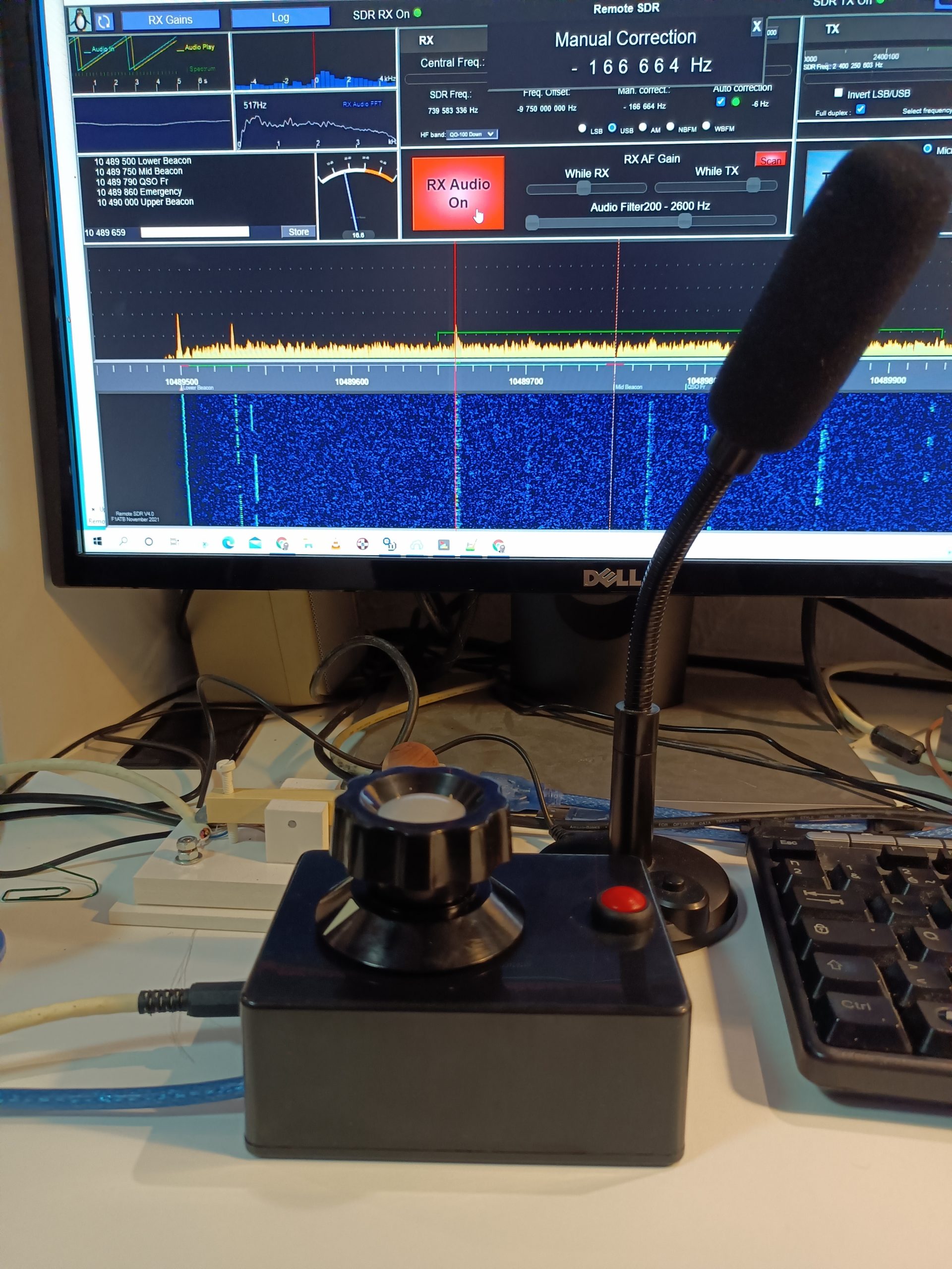 Rotary Knob and Morse Manipulator for Remote SDR – F1ATB
